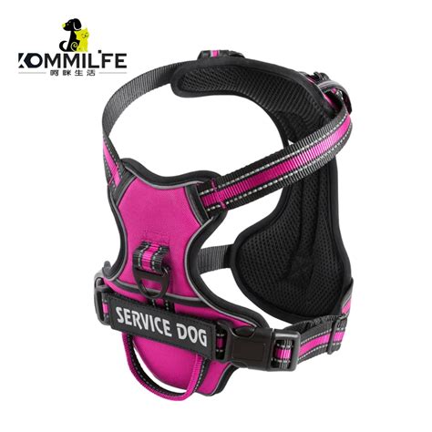 Harnais De Chien En Nylon Gilet Harnais Chien Réfléchissant Étiquette D