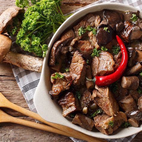 Recette Veau sauté aux champignons à ma façon