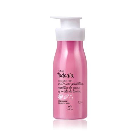 Natura Tododia Crema Hidratante Corporal Frambuesa Y Pimienta Rosa