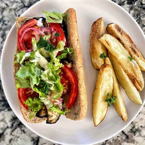 Grilled Eggplant Sandwich Kathy S Vegan Kitchen Karinokada