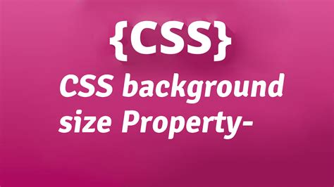 CSS Background Size Property