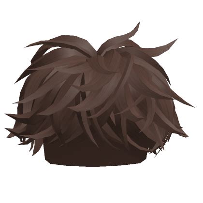 Brown Fluffy Middle Swept Hair Roblox Item Rolimon S
