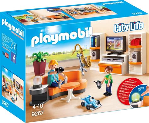 Playmobil City Life Wohnzimmer Mit Lichteffekten Ab Jahren