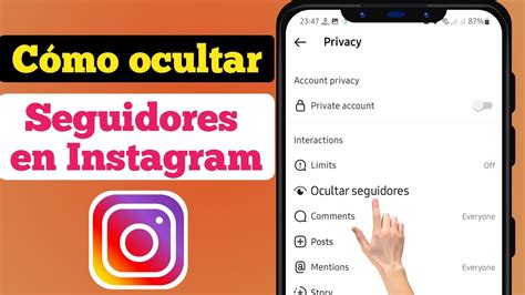 C Mo Ocultar La Lista De Seguidores En Instagram Ocultar Seguidores En