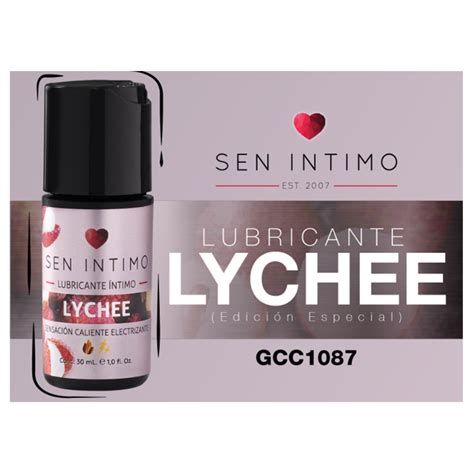 Lubricante Íntimo Electrizante Lychee ED Especial 30 ml