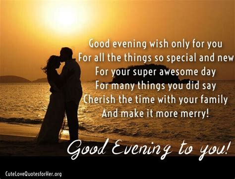 Good Evening Images With Quotes