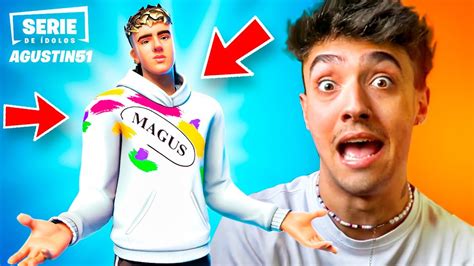 MI SKIN DE FORTNITE SERIE DE IDOLOS Agustin51 YouTube