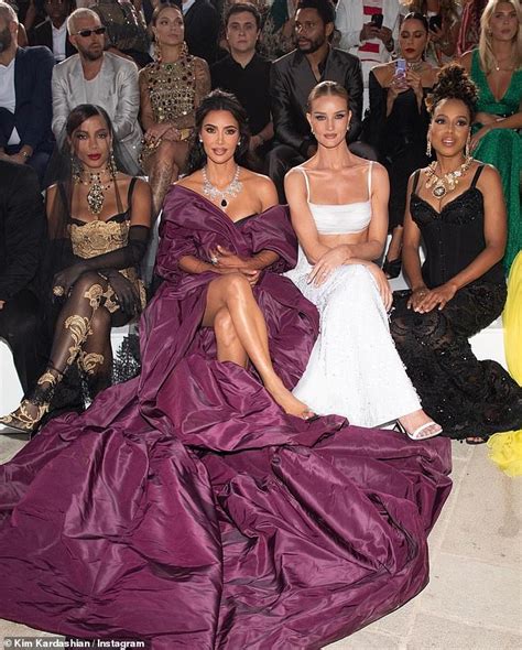 Kim Kardashian Is A Fairytale Princess In A Dramatic Plum At Dolce