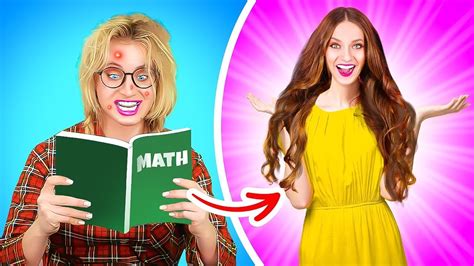 Transformación de NERD a POPULAR Hacks para Ricos vs Pobres y Geniales