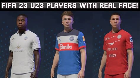 Fifa All U Players With Real Face Pt Youtube