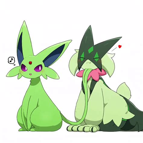 223134 Safe Artisttontaro Eeveelution Espeon Fictional Species Mammal Meowscarada