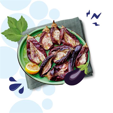 Gepofte Aubergine