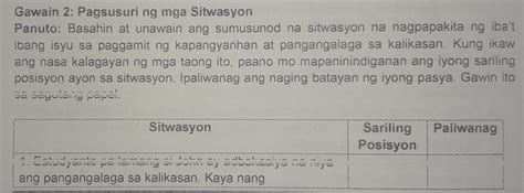 Basahin At Unawain Ang Sumusunod Na Sitwasyon Tuklasin Ang Mahirap