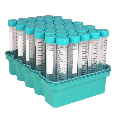 CGN 4301 R15 CENTRIFUGE TUBES 15ML RACK STERILE NEST Chemglass