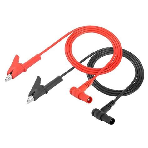 Fiche Banane 4 Mm Et Pince Crocodile En Cuivre Pur 1M 3 3Ft Câble De