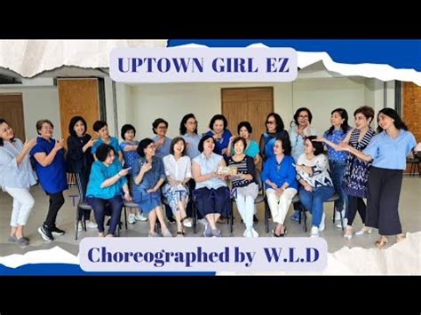Uptown Girl EZ Line Dance Choreographed By W L D KOR YouTube