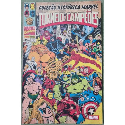 Coleção Histórica Marvel Torneio de Campeões Editora Panini Shopee