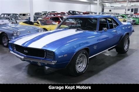 Chevrolet Camaro Ss Lemans Blue Coupe V Miles Classic