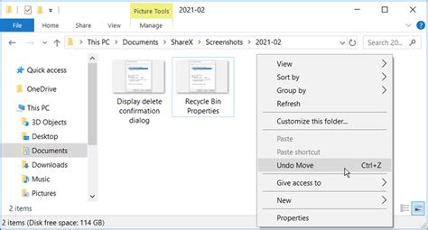 Undo Delete Windows