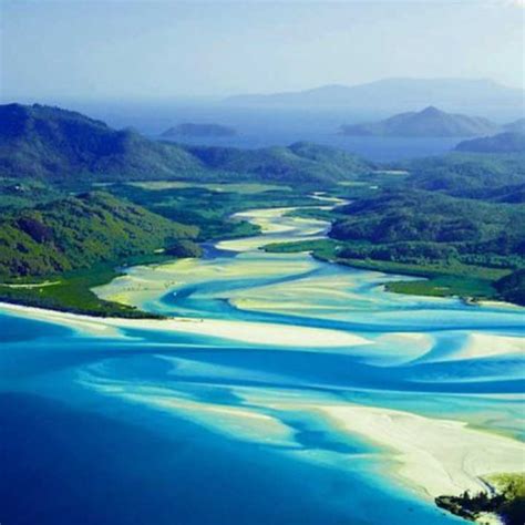 Reef Whitehaven Beach Whitsundays Scenic Flight 70 Min
