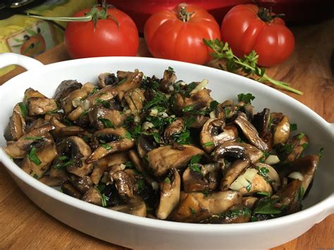 Recette Fricassée de champignons de Paris La cuisine familiale Un