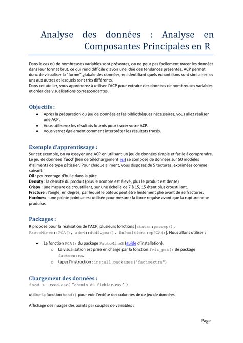 SOLUTION Analyse En Composantes Principales Acp En R Studypool