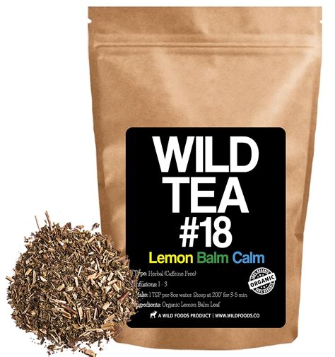 Lemon Balm Loose Leaf Herbal Tea Organic Mediterranean Lemon Balm