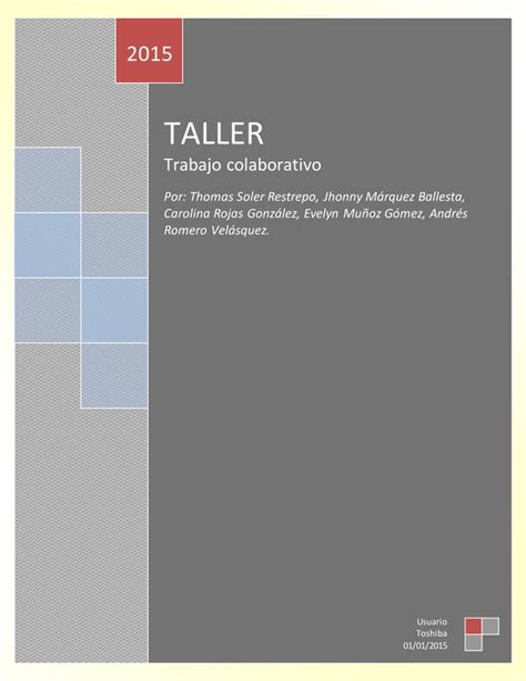 Trabajo Colaborativo Pdf
