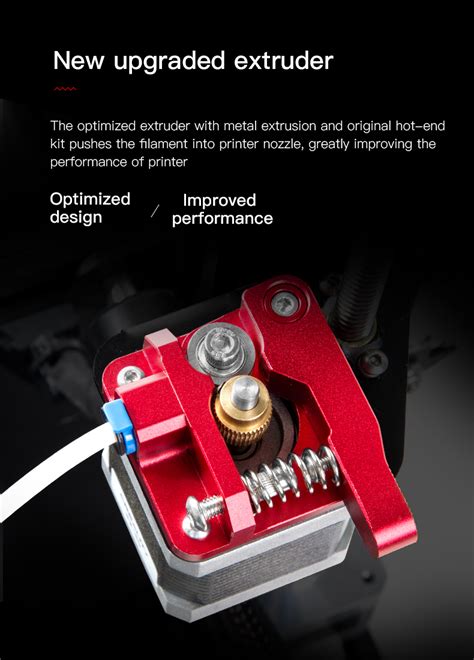 Creality D New Upgraded All Metal Red Block Bowden Extruder Kit For
