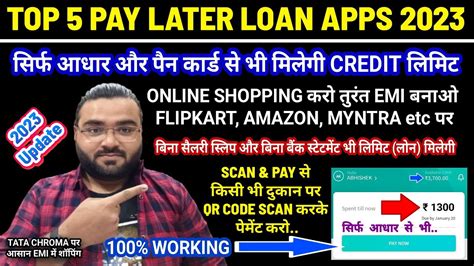 Top Pay Later Loan Apps Online Shopping On Emi Instant