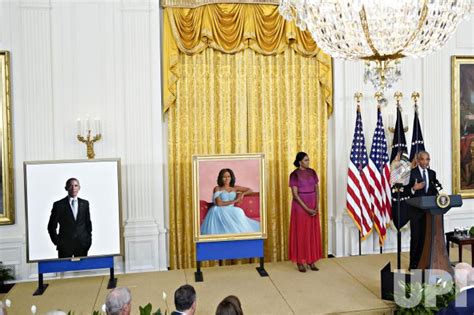 Photo Official Portraits Of Obamas Unveiled At The White House