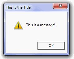 Vba Msgbox How To Use