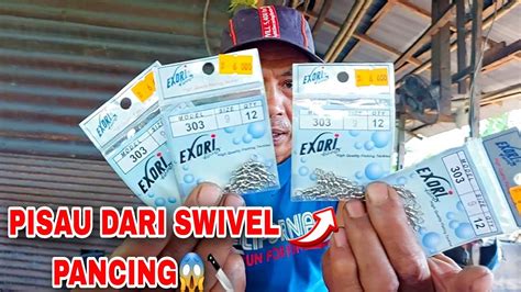Pandai Besi Membuat Pisau Sembelih Motif Dari Swivel Kili Kili