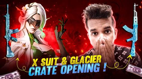 NEW FIORE X SUIT CRATE OPENING AND M416 GLACIER MAX BGMI NEW X SUIT