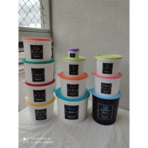 Kit Bistr Tupperware Pe As Mantimentos Shopee Brasil