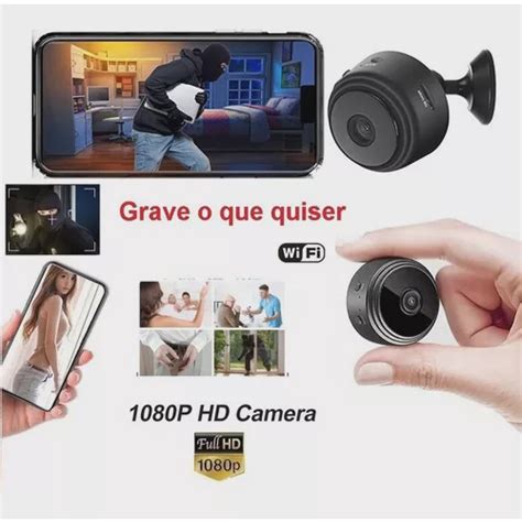 Mini Câmera Segurança Espiã Discreta Wifi Full Hd V380 em Promoção na