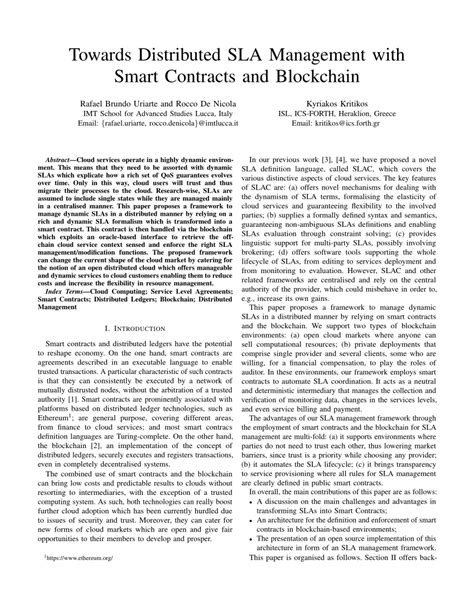 pdf towards distributed sla management with smart contracts and blockchain
