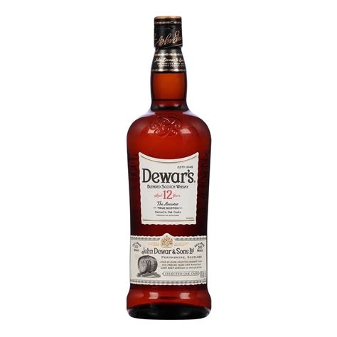 Whisky Dewars 12 años escocés 750 ml Walmart