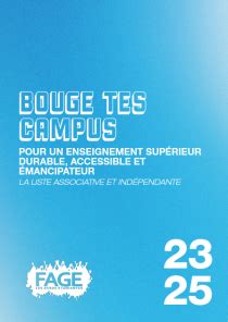Élections CNESER FAGE 2023 2025