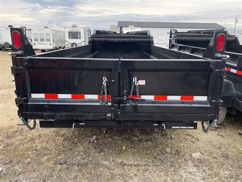 2024 Sure Trac 7 X 16 HD LP Telescopic Gooseneck Dump Trailer 16K