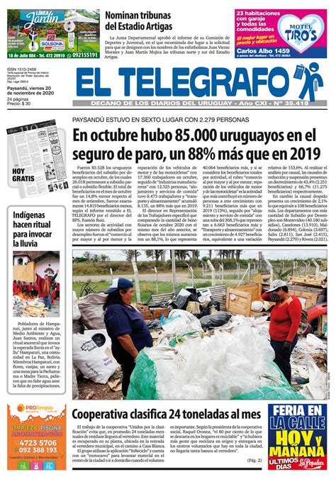 Edición 20 11 20 Diario El Telégrafo
