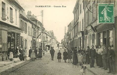 77 DAMMARTIN Epicerie Leroux Picou Bureau De Tabac Grosse Grande Rue 1912