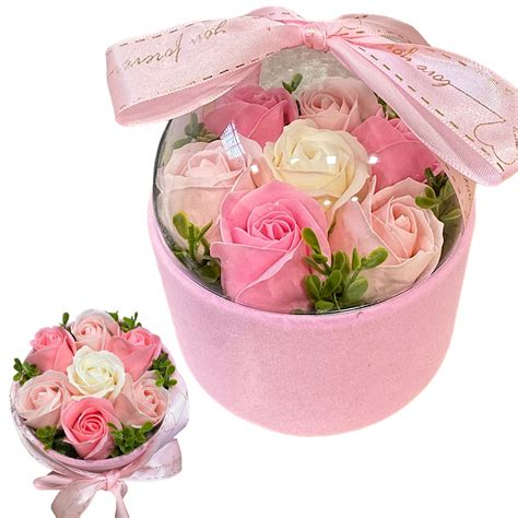 FLOWERBOX KWIATY MYDLANE BUKIET KWIATÓW W PUDEŁKU FLOWER BOX RÓŻE HD