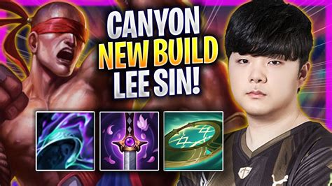 CANYON TRIES NEW LEE SIN BUILD GEN Canyon Plays Lee Sin JUNGLE Vs
