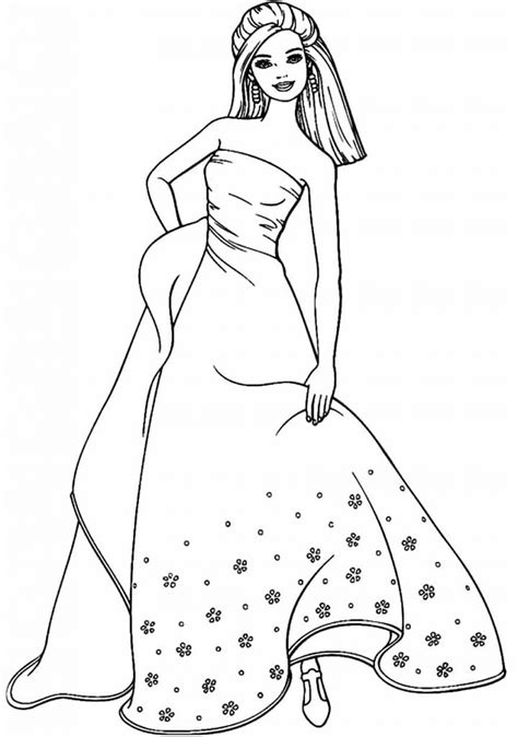 Propre Coloriage Barbie A Imprimer Photos Coloriage Barbie Dessin The