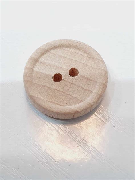 Guzik Drewniany Mm Mmhandmade