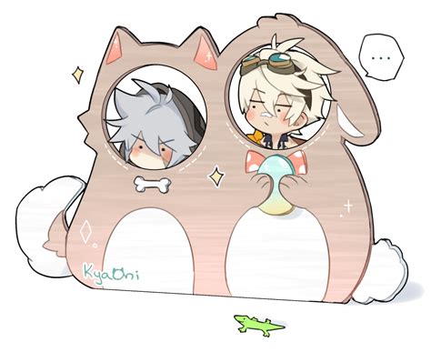 Razor And Bennett Genshin Impact Drawn By Kyaoni Danbooru