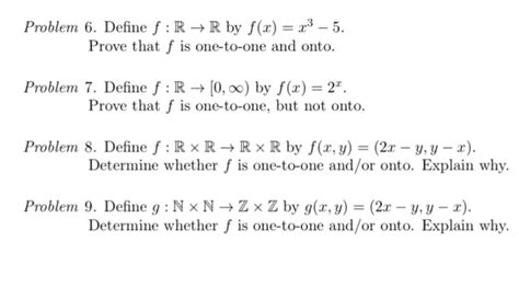 solved problem 6 define f rr by f x 3 5 prove that f is