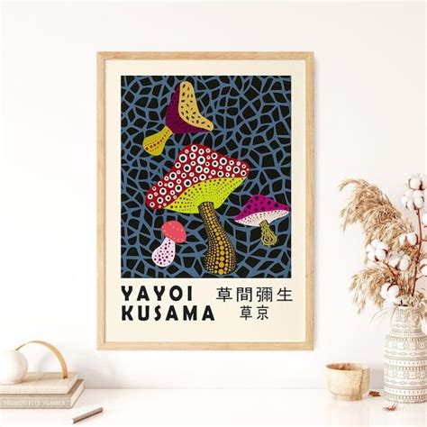 Yayoi Kusama Prints Gallery Wall Set Yayoi Kusama Pumpkin Yayoi
