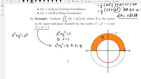 section 15 3 double integrals in polar coordinates math251 youtube